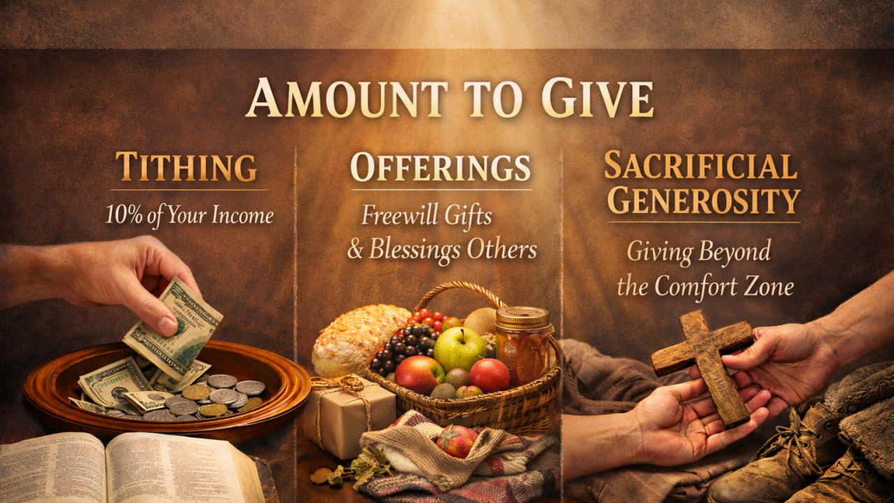 The Amount to Give: Tithing, Offerings, and Sacrificial Generosity ...